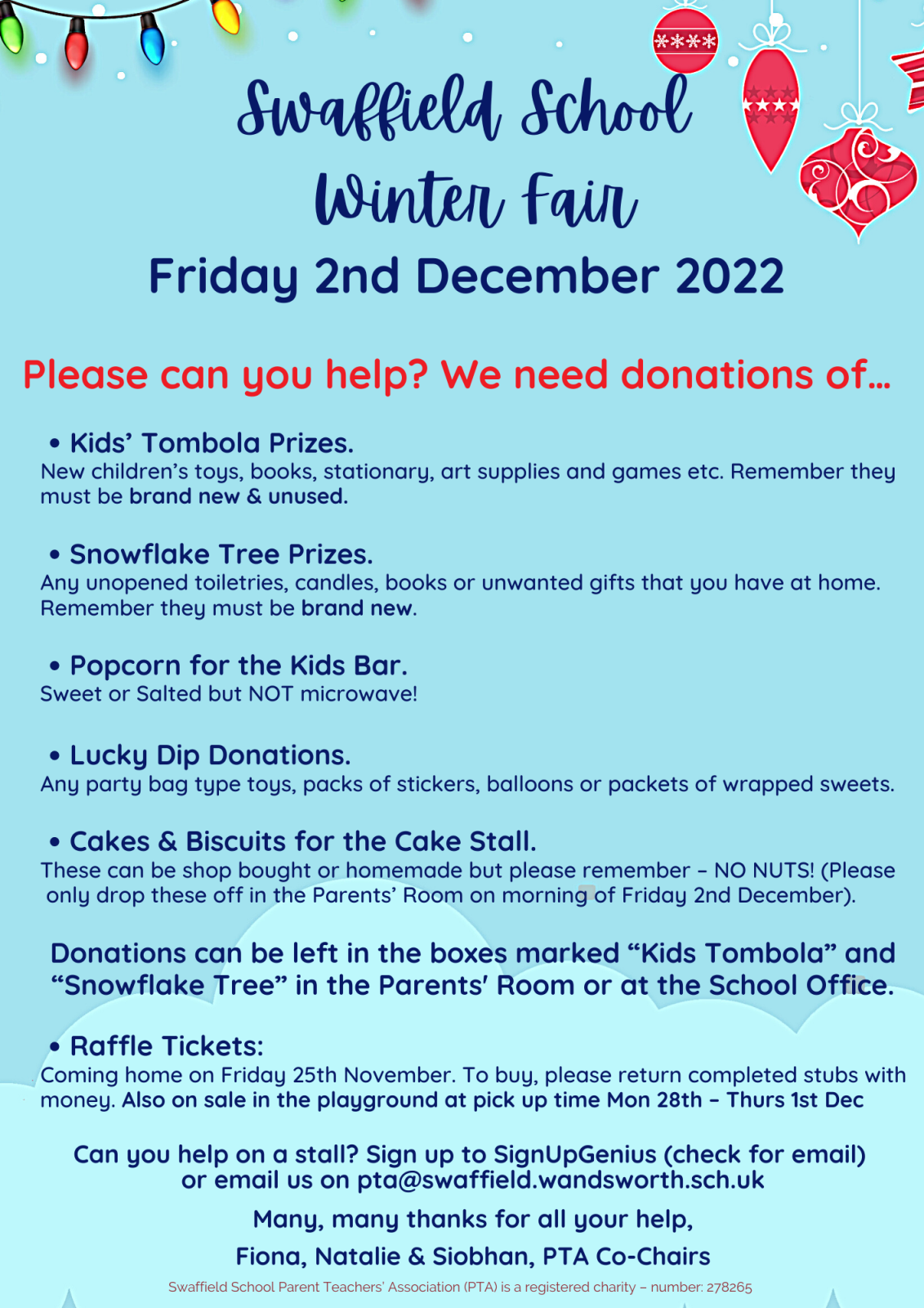 Swaffield School - PTA